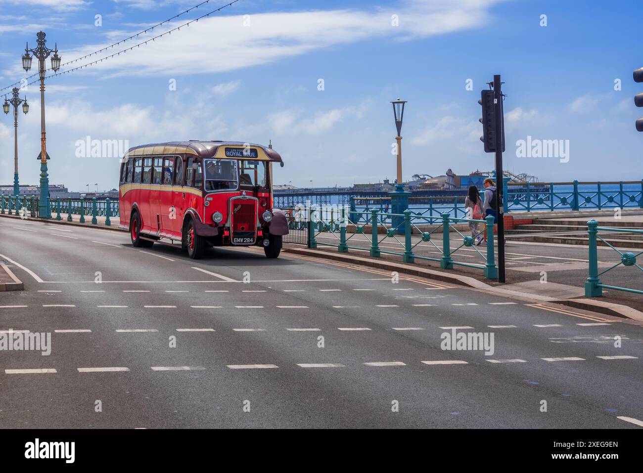 Brighton City, England, UK - June 23, 2024: Street view of an Iconic ...