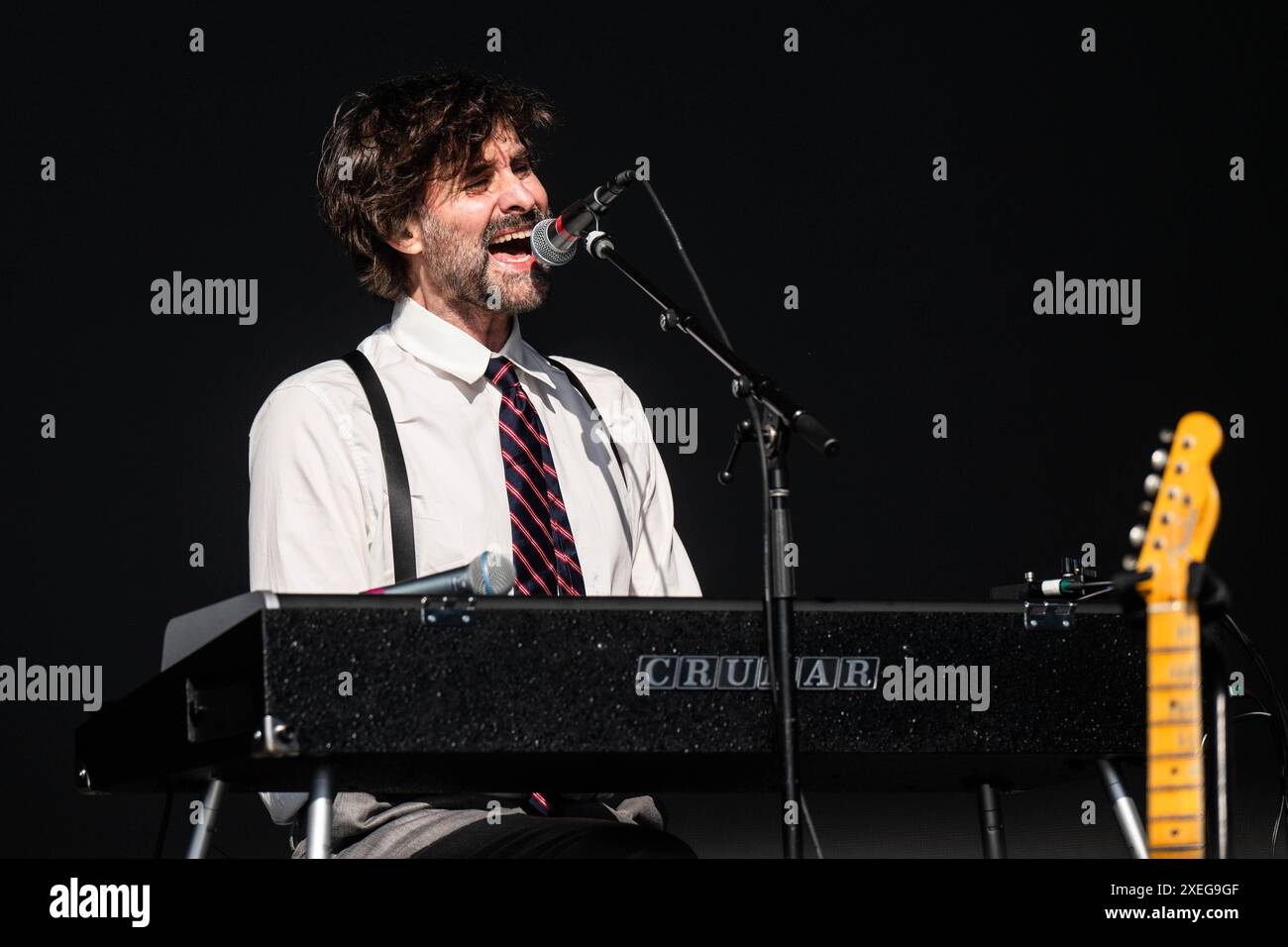 Andrew Wyatt- Miike Snow performs on Day 1 of BottleRock Napa Valley at ...