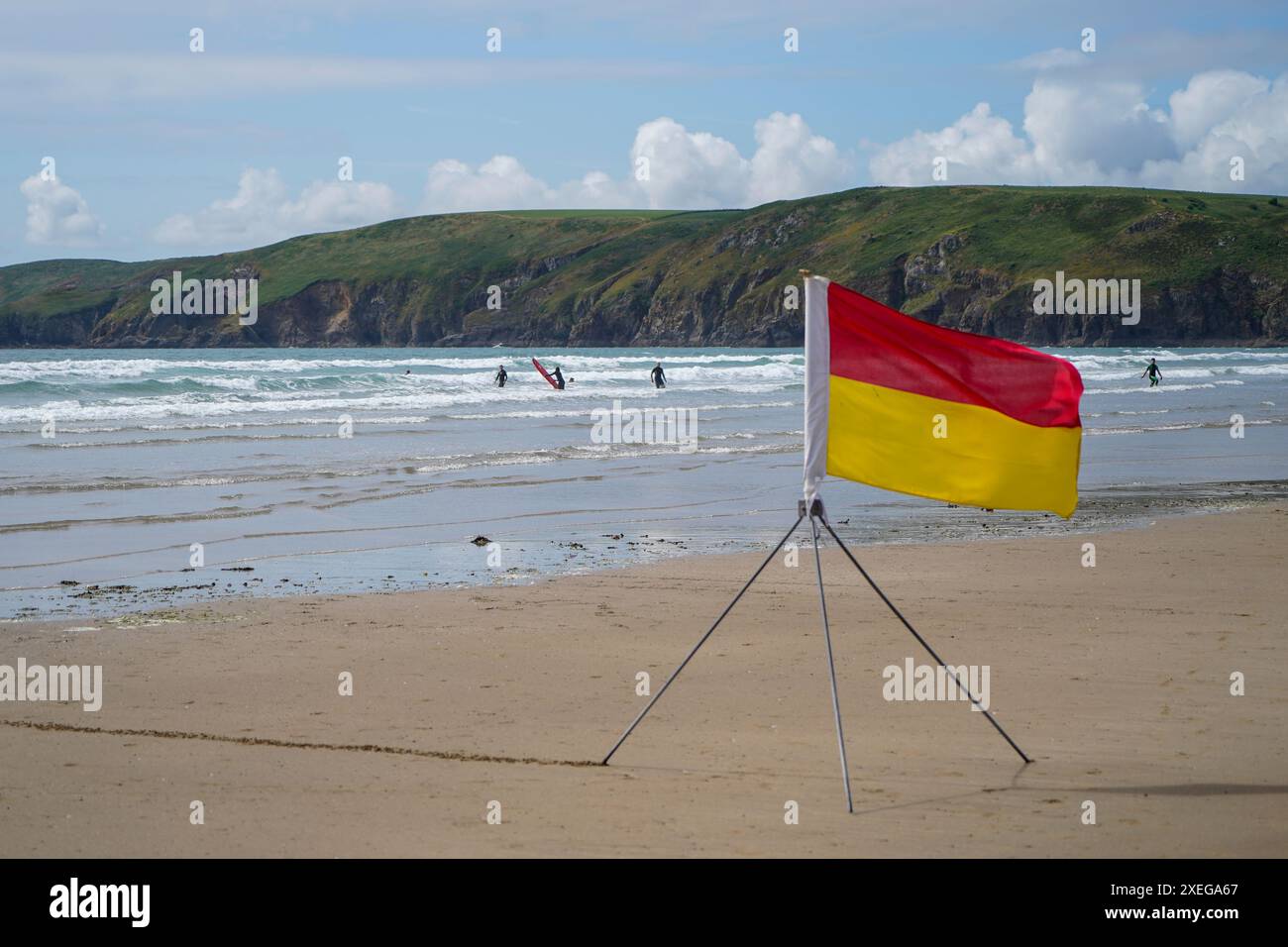 Swim flags hi-res stock photography and images - Alamy