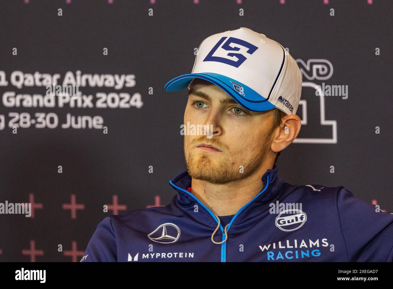 Red Bull Ring, Spielberg, Austria. 27.June.2024; Logan Sargeant of USA ...