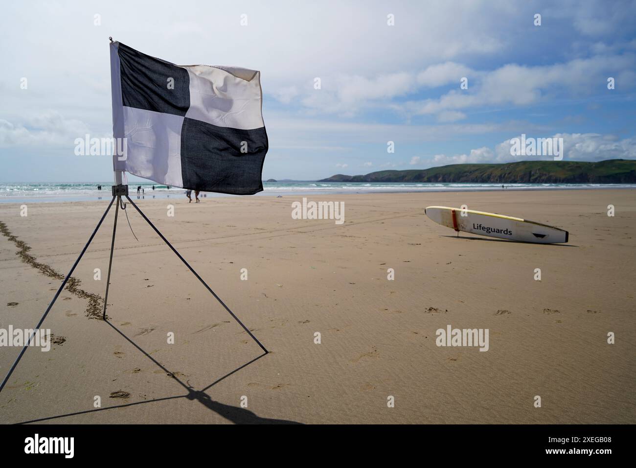 Swim flags hi-res stock photography and images - Alamy