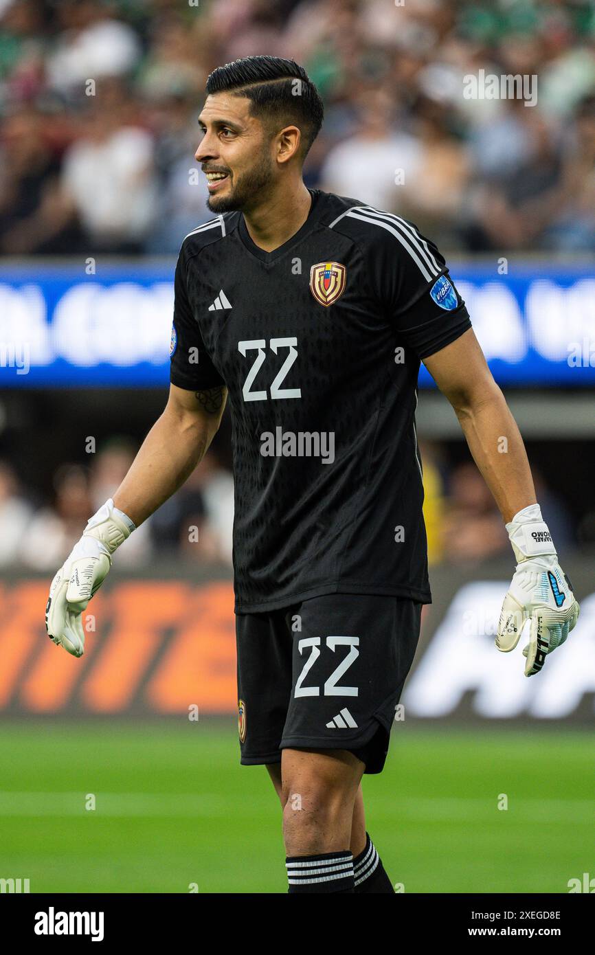 Venezuela goalkeeper Rafael Romo (22) during the Copa América group ...