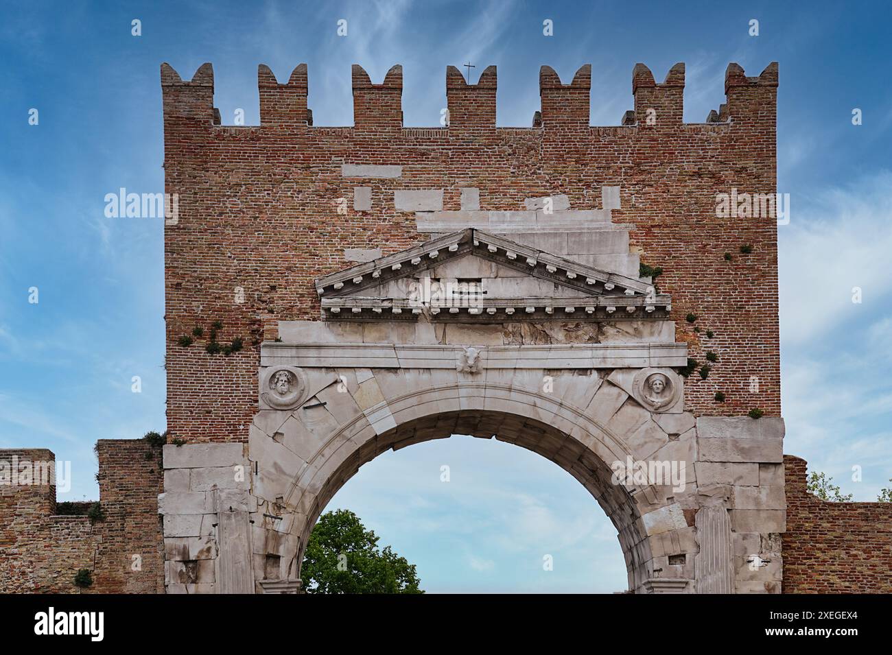 Arch augustus in rimini hi-res stock photography and images - Alamy