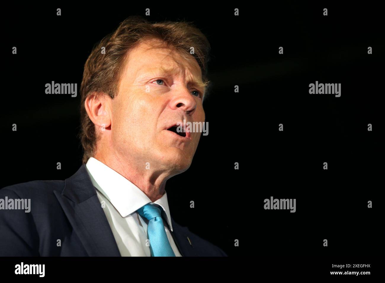 Boston, England, UK. 27th June, 2024. Reform UK candidate for Boston ...