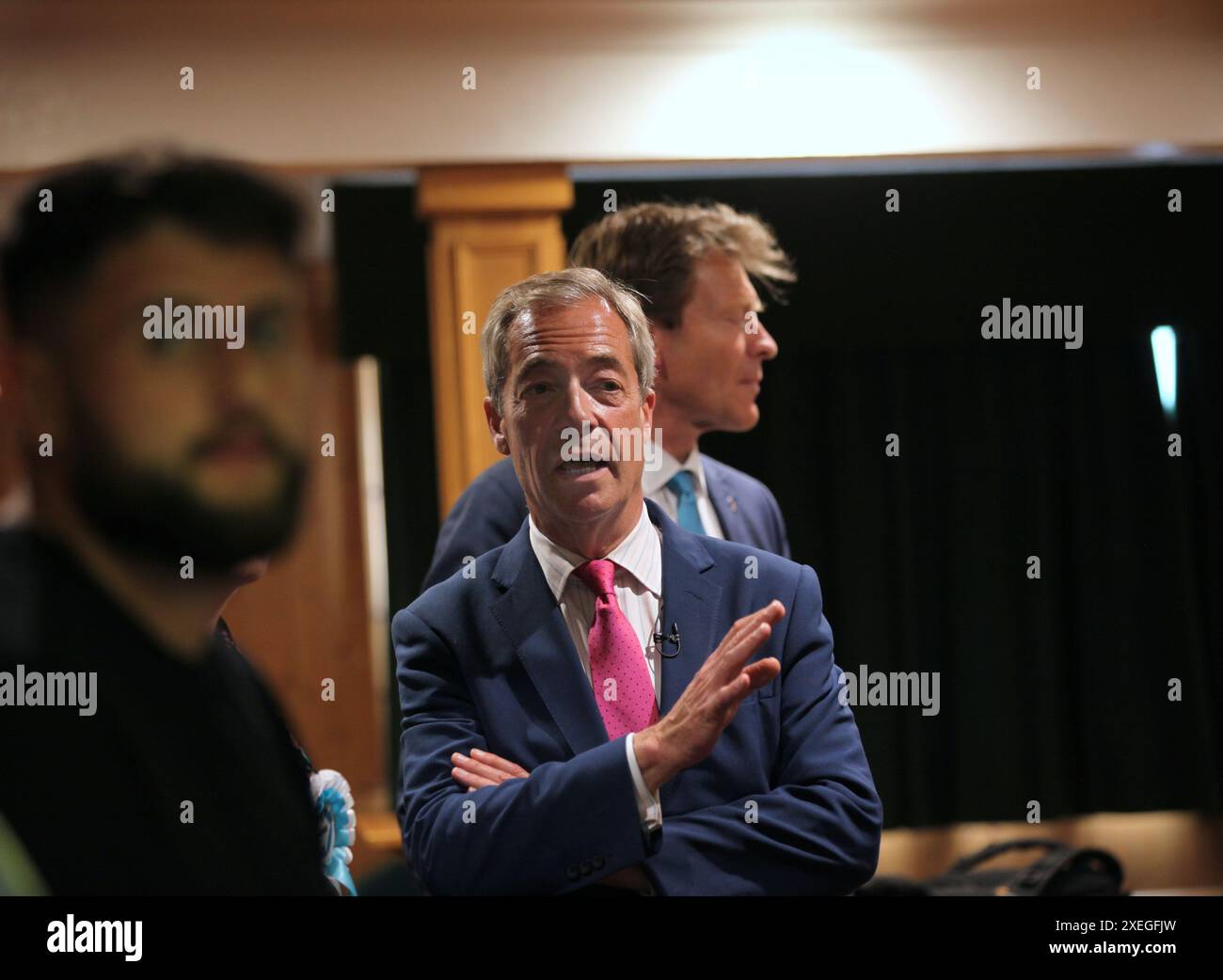 Boston, England, UK. 27th June, 2024. Reform UK candidate for Boston ...