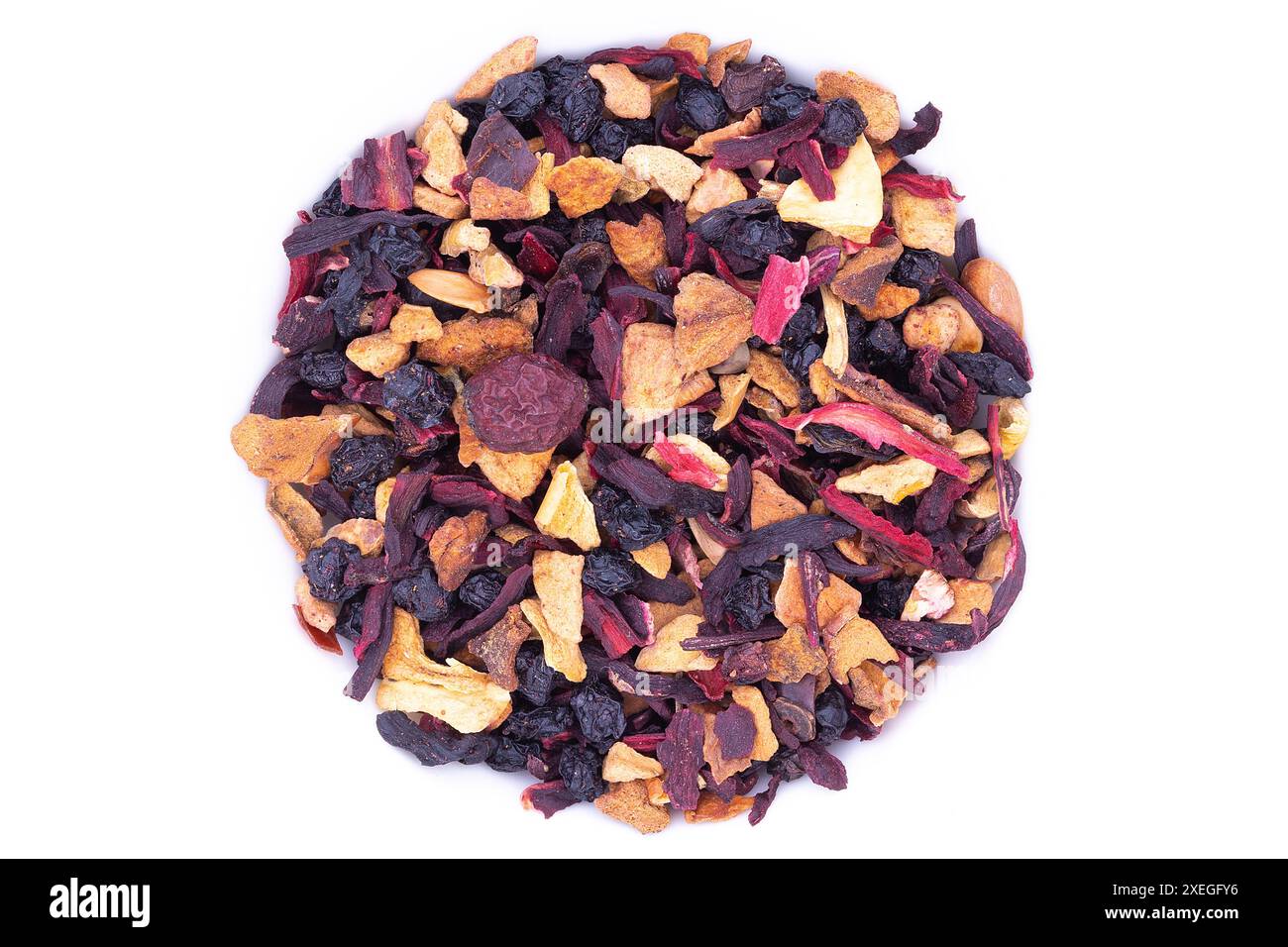 Fruit tea top view Cut Out Stock Images & Pictures - Alamy