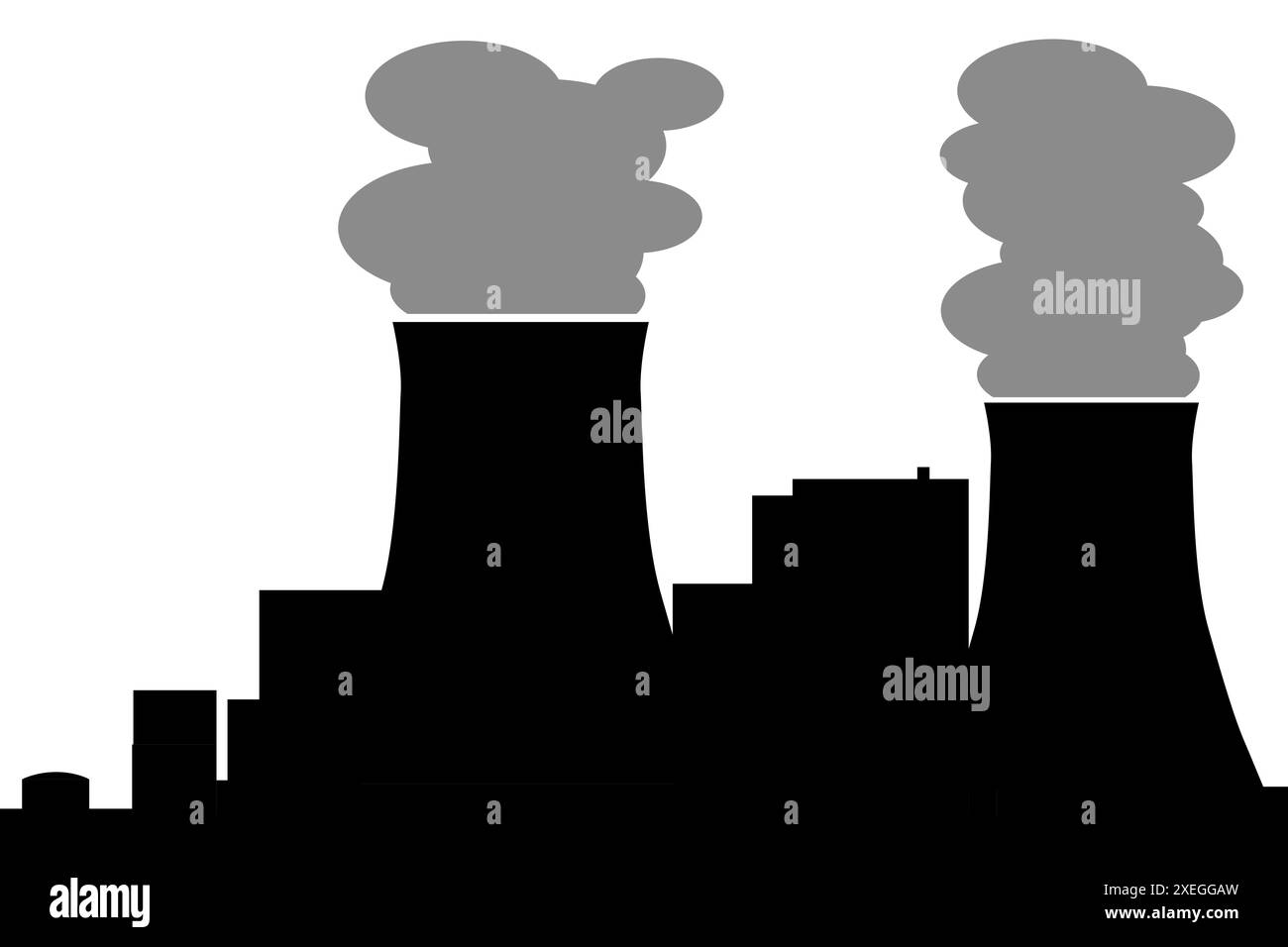 Power energy plant Black and White Stock Photos & Images - Alamy