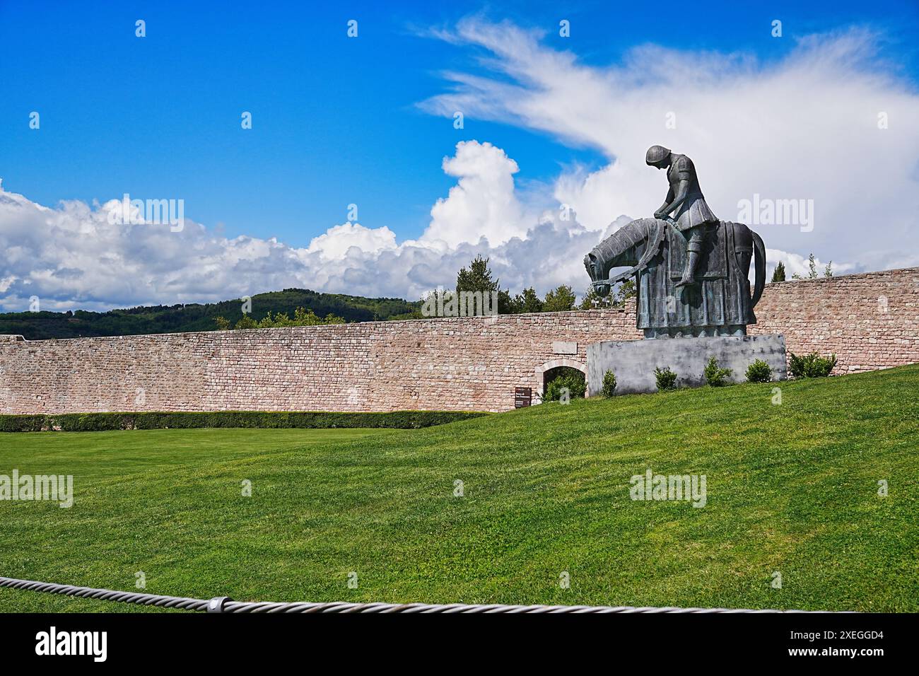 Statue of St. Francis by Norberto Proietti Stock Photo - Alamy