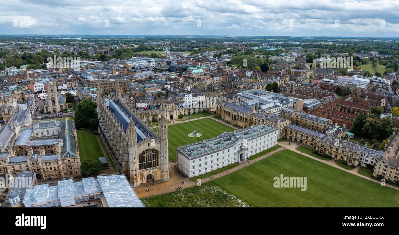 Aerial view cambridgeshire town st hi-res stock photography and images ...
