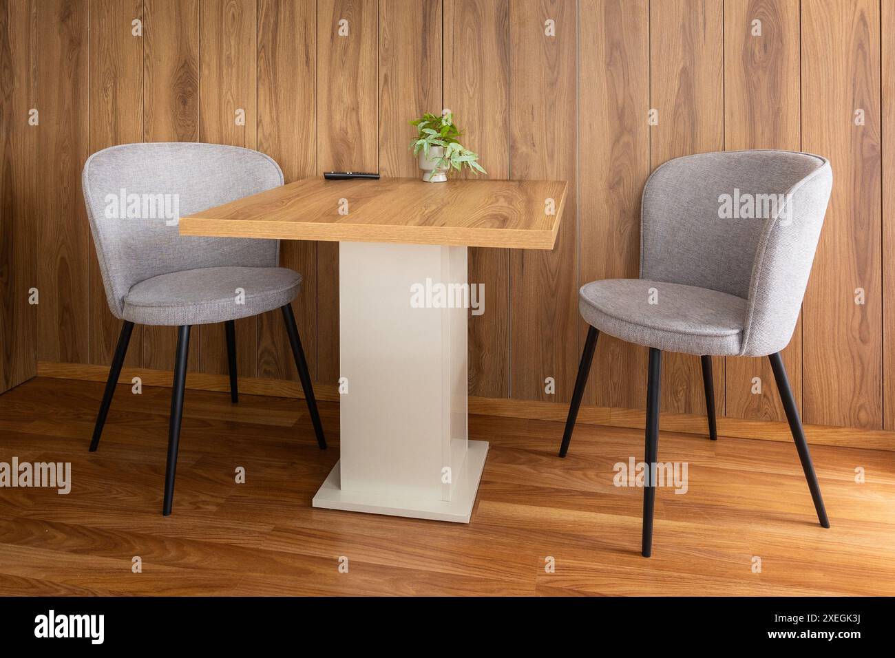 Modern interior wall chairs hi-res stock photography and images - Alamy