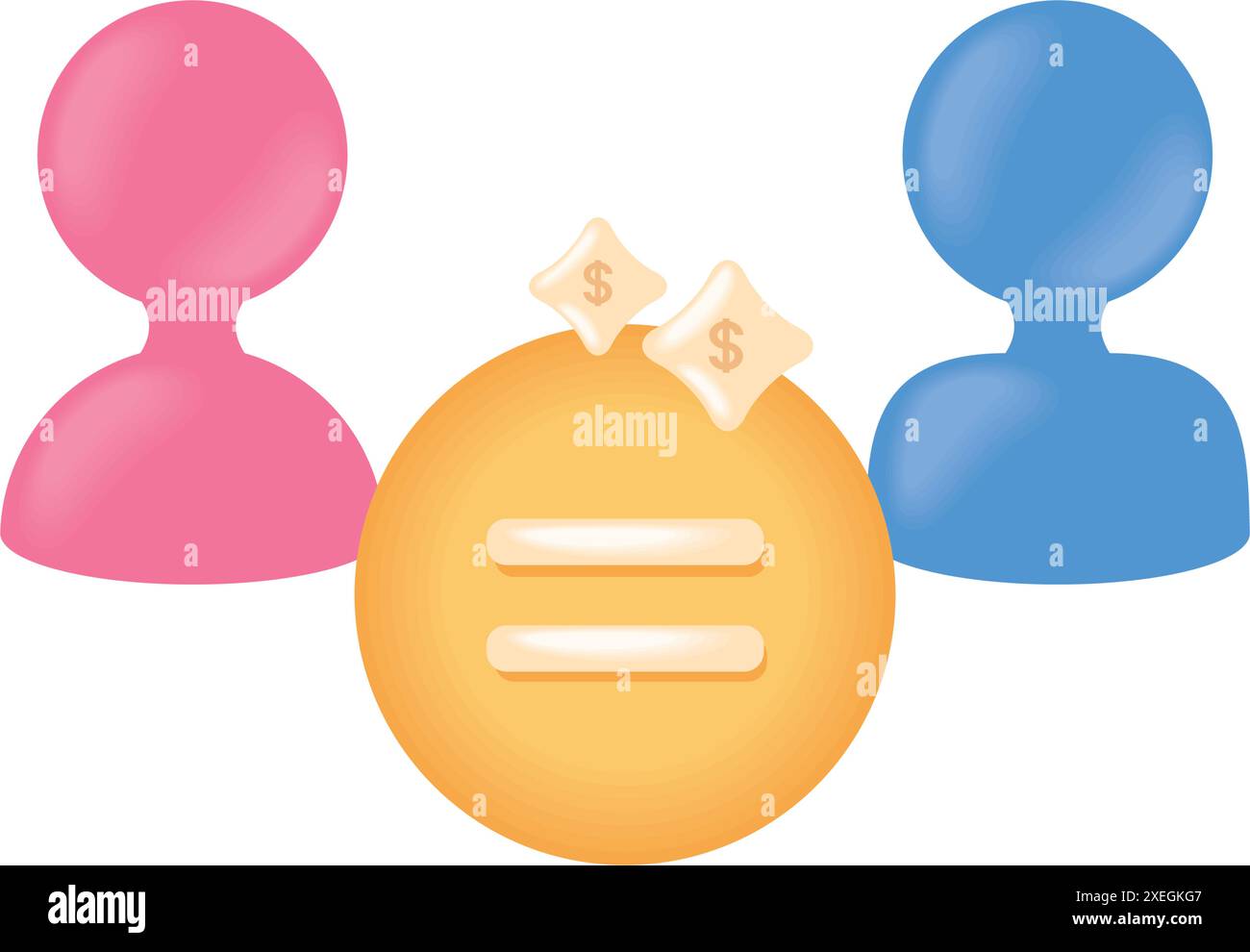 woman and man equality salary Stock Vector Image & Art - Alamy