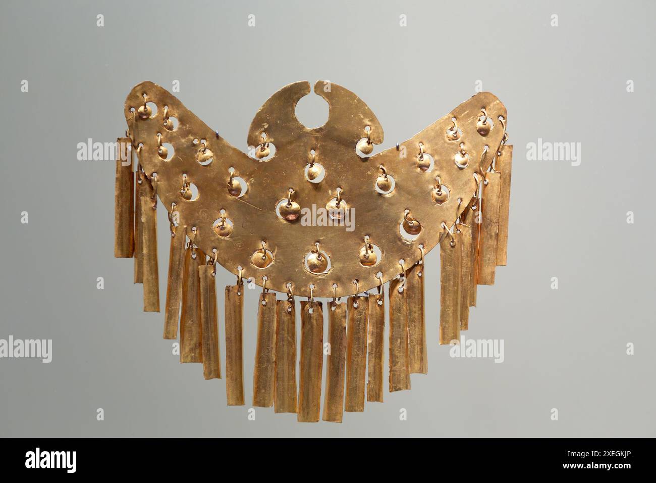 Pre-Columbian gold artifact in the Museo del Oro. Famous Gold Museum ...