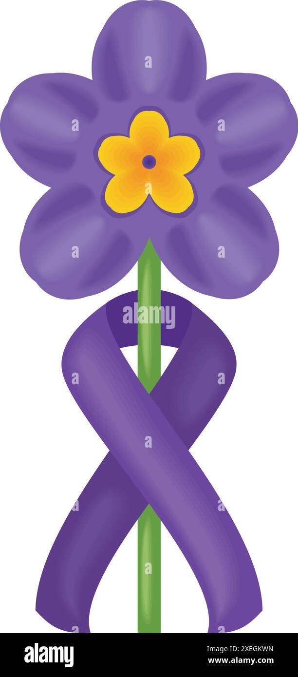 Dementia flower Stock Vector Images - Alamy