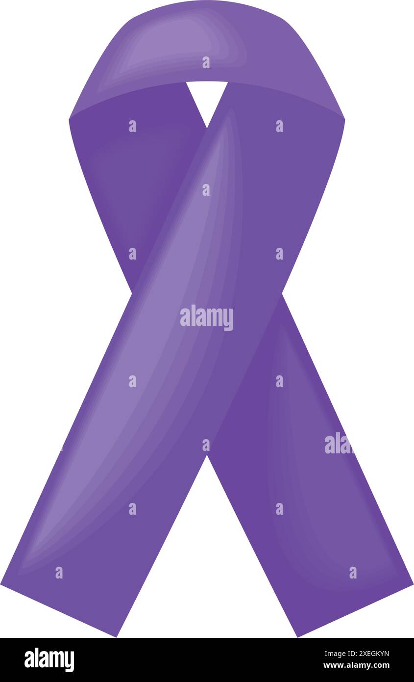 purple alzheimer awareness ribbon Stock Vector Image & Art - Alamy