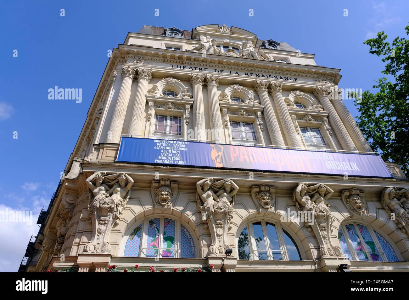 Historic Théâtre de la Renaissance (Renaissance Theatre) in Boulevard ...