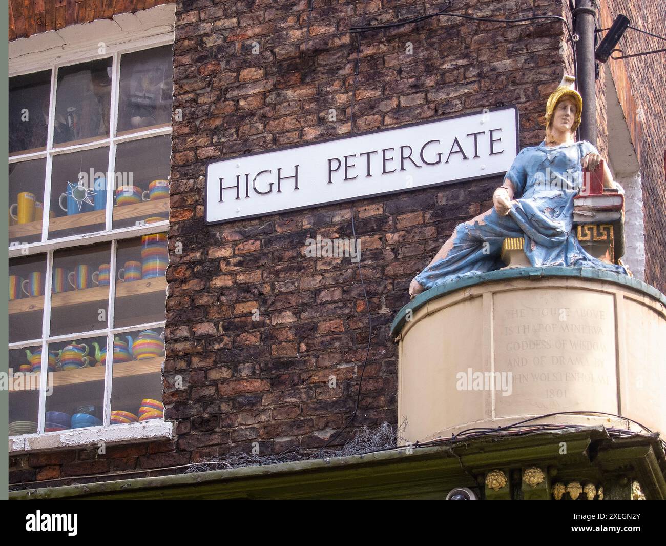 Beautiful high petergate street hi-res stock photography and images - Alamy