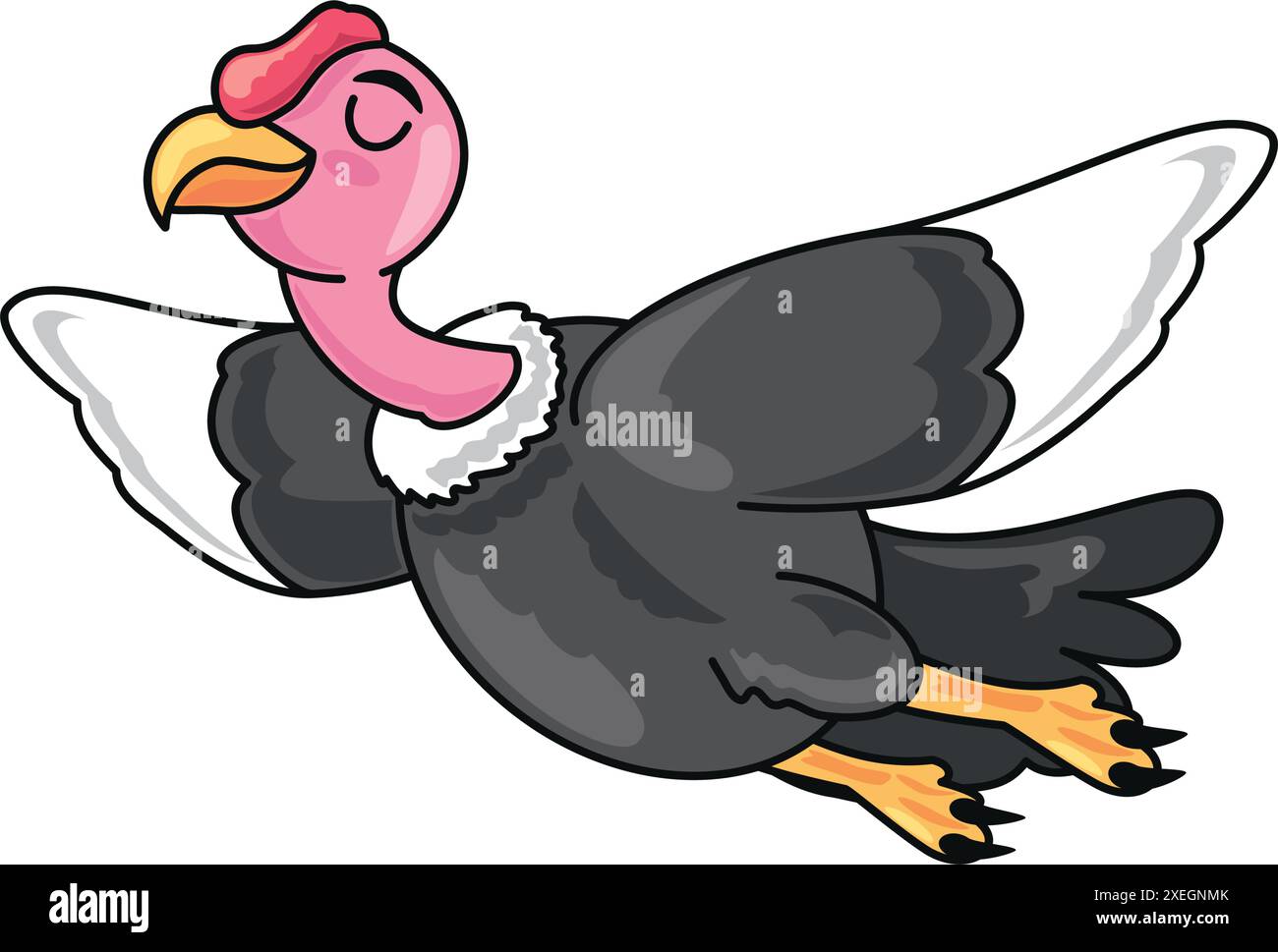 cartoon condor flying Stock Vector Image & Art - Alamy