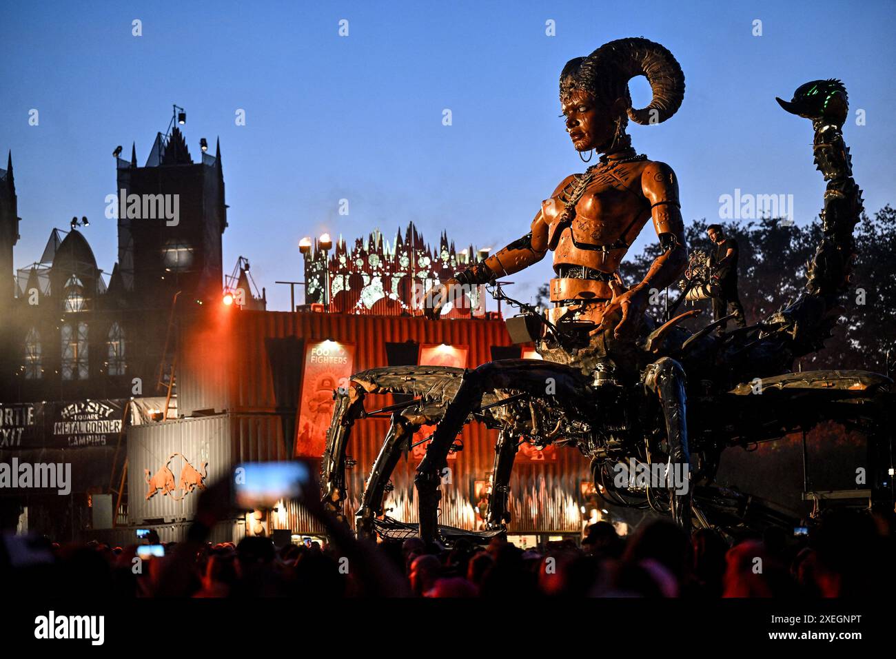 Atmosphere at Hellfest Open Air Festival in Clisson, France on June 27 ...