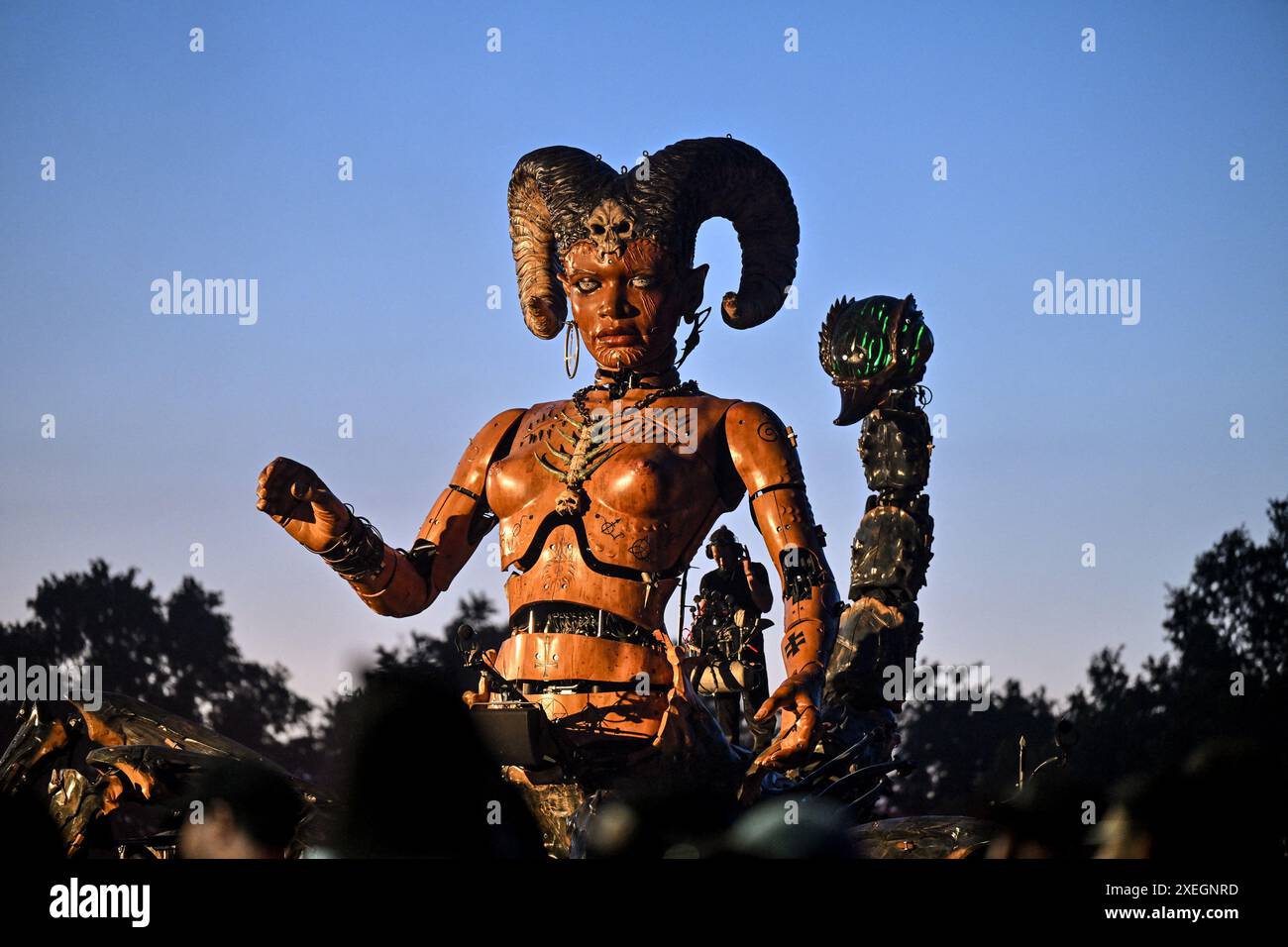 Atmosphere at Hellfest Open Air Festival in Clisson, France on June 27 ...