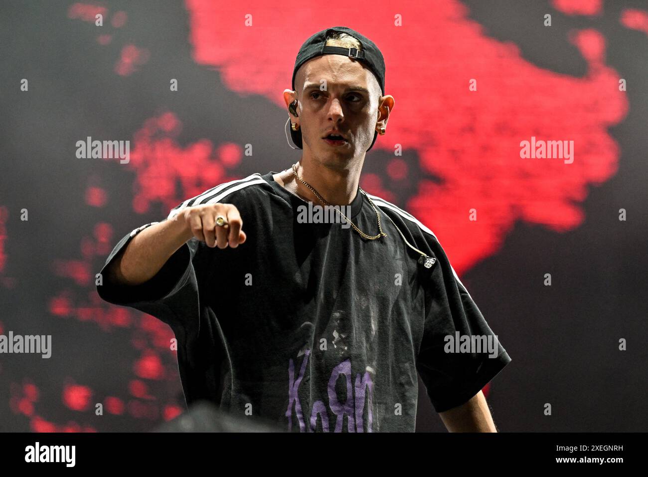 Clisson, France. 27th June, 2024. Landmvrks performing live at Hellfest ...