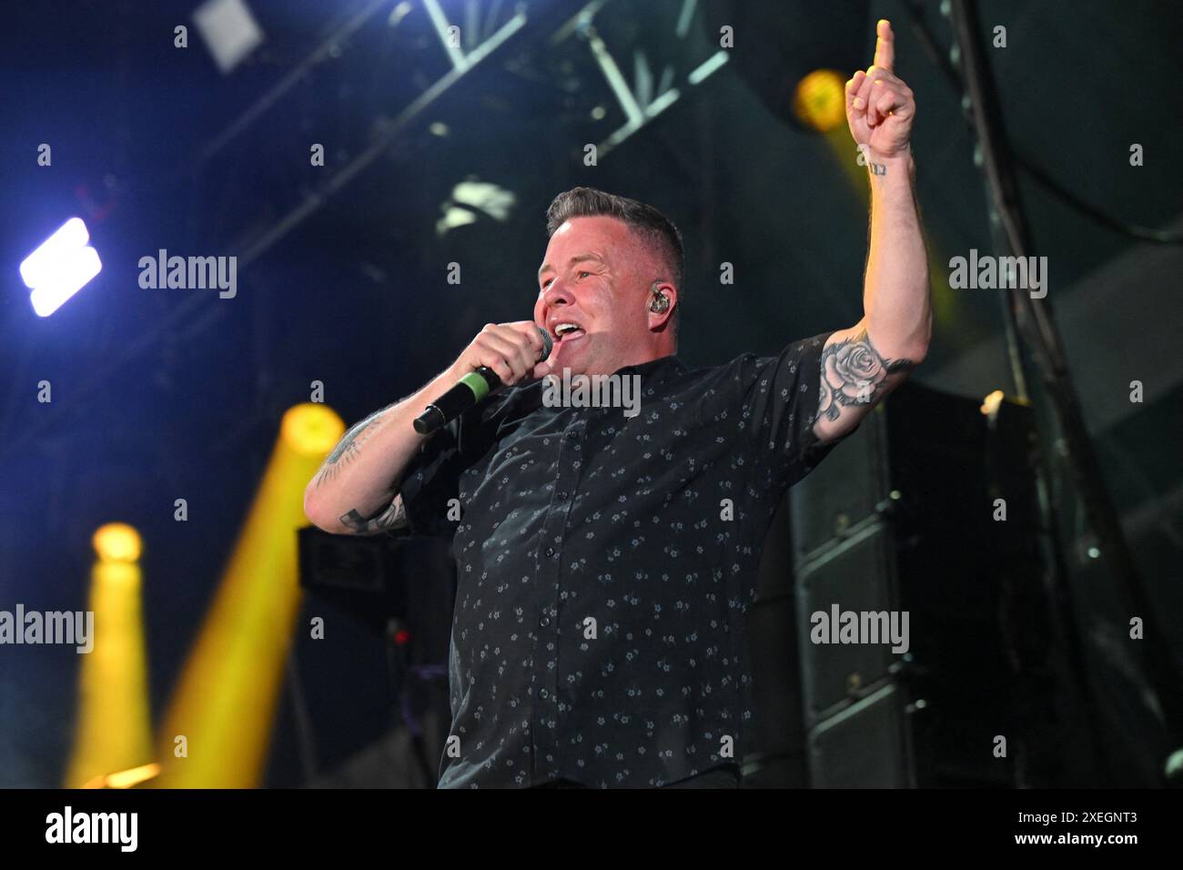 Clisson, France. 27th June, 2024. Dropkick Murphys performing live at ...