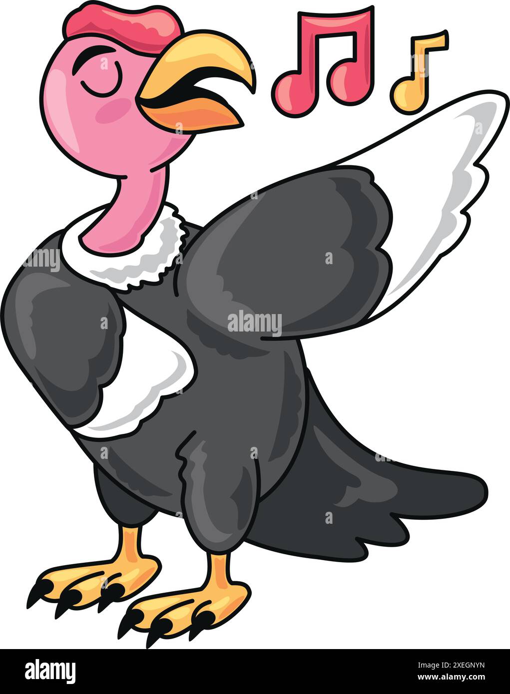 animal andean condor singing Stock Vector Image & Art - Alamy