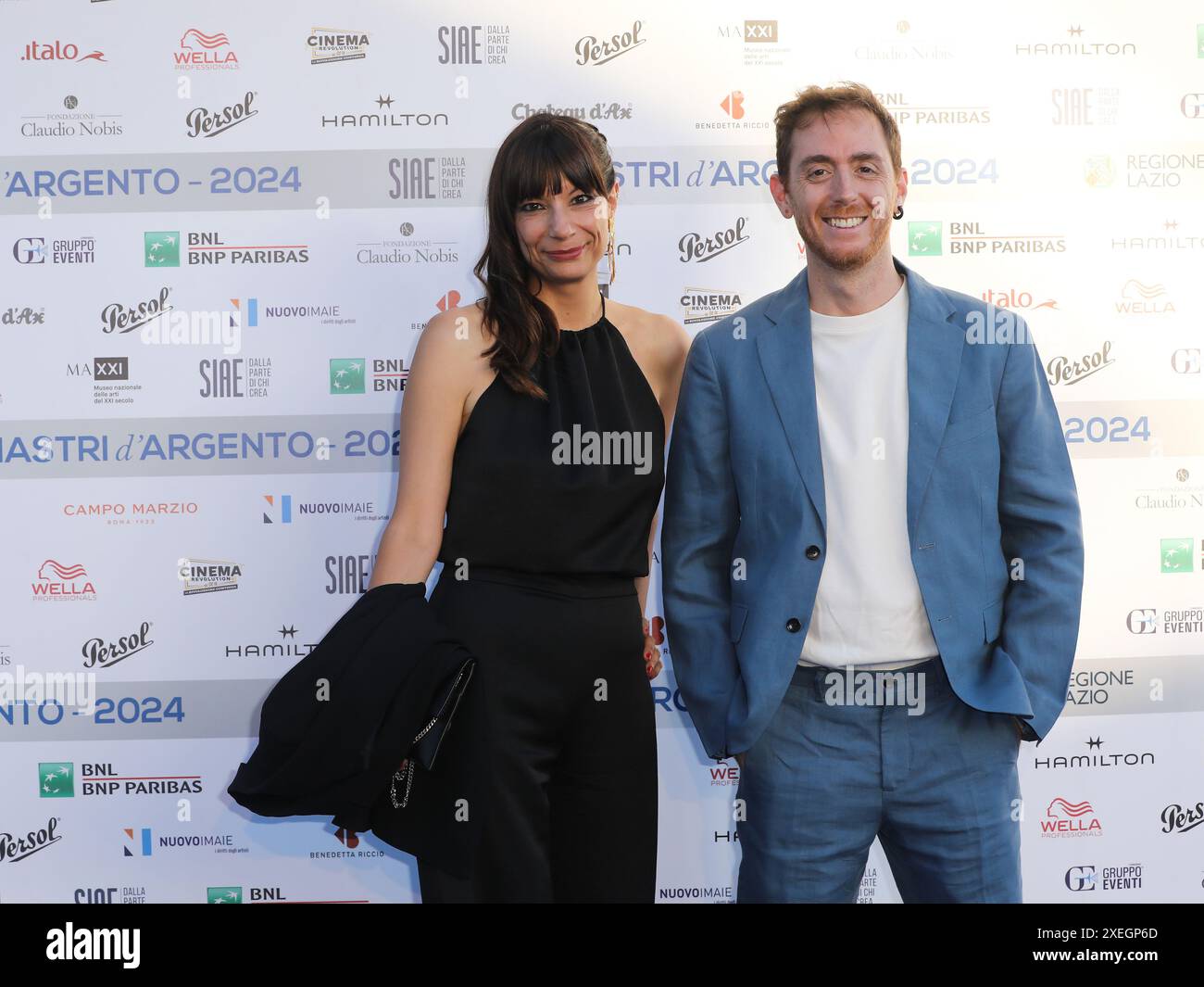 Rome, MAXXI museum, Silver Ribbons 2024. In the photo: Valentina Galli ...