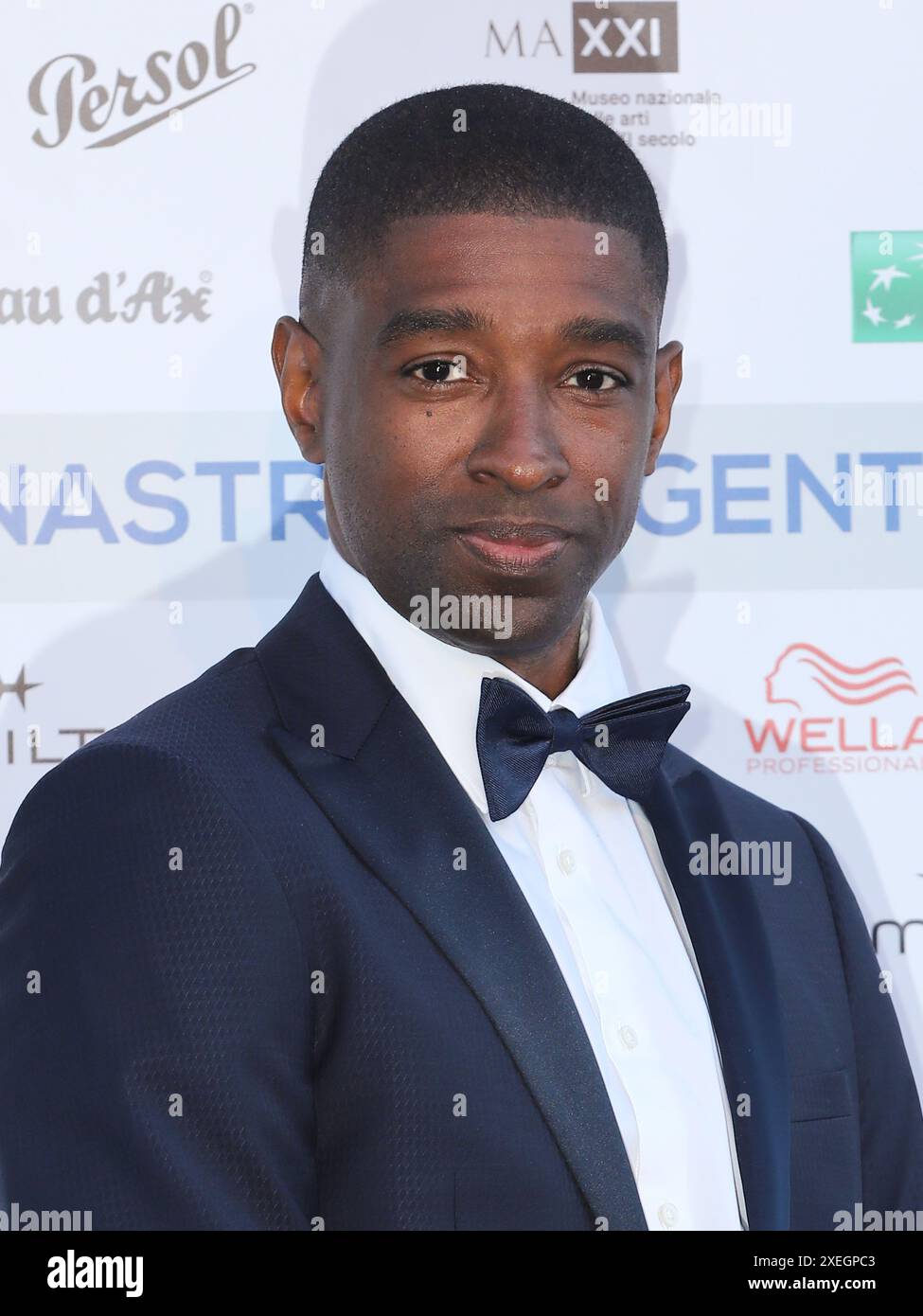 Rome, MAXXI museum, Silver Ribbons 2024. In the photo: Yonv Joseph ...