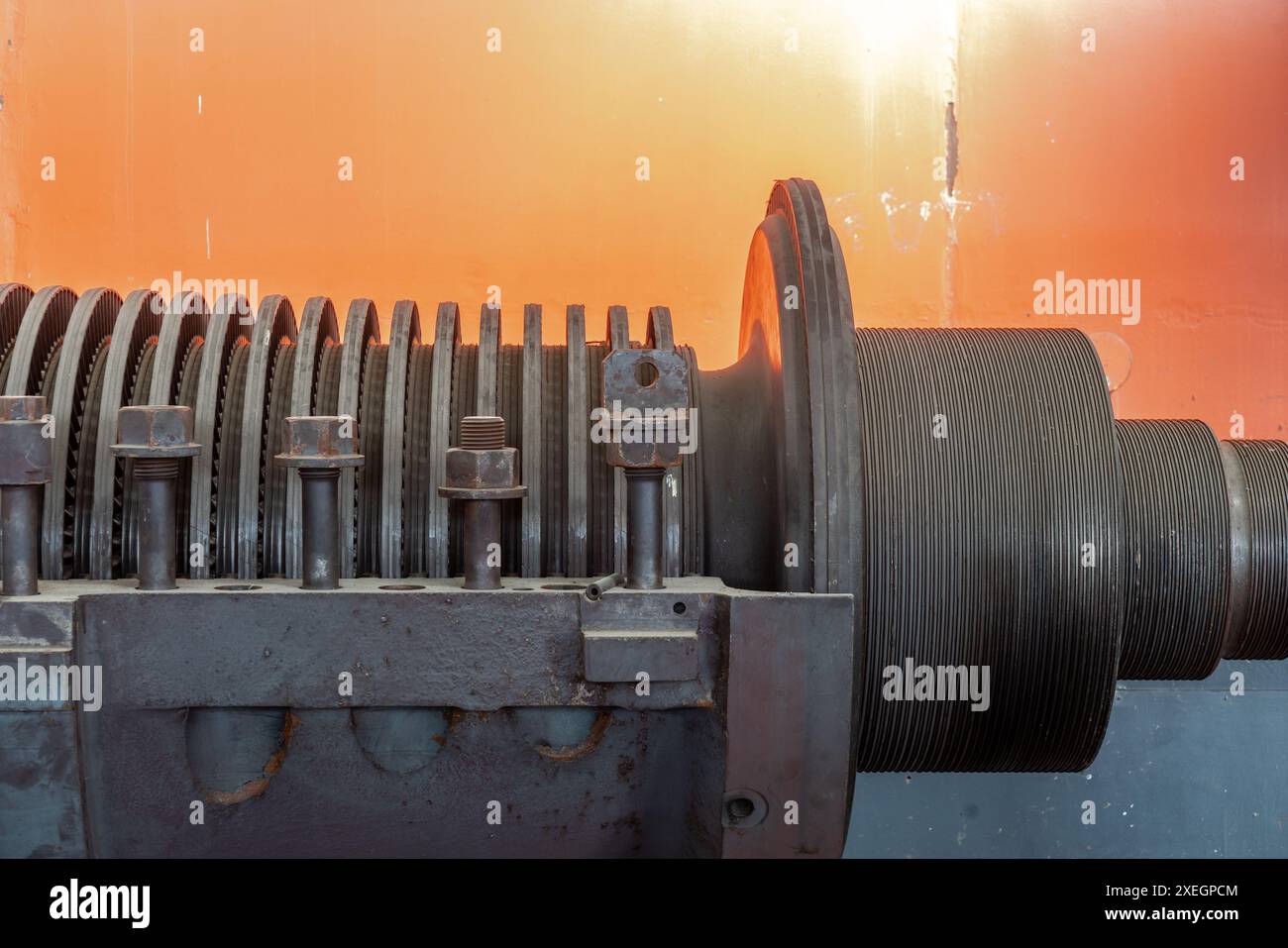Turbine shaft in a coal-fired power plant Stock Photo - Alamy