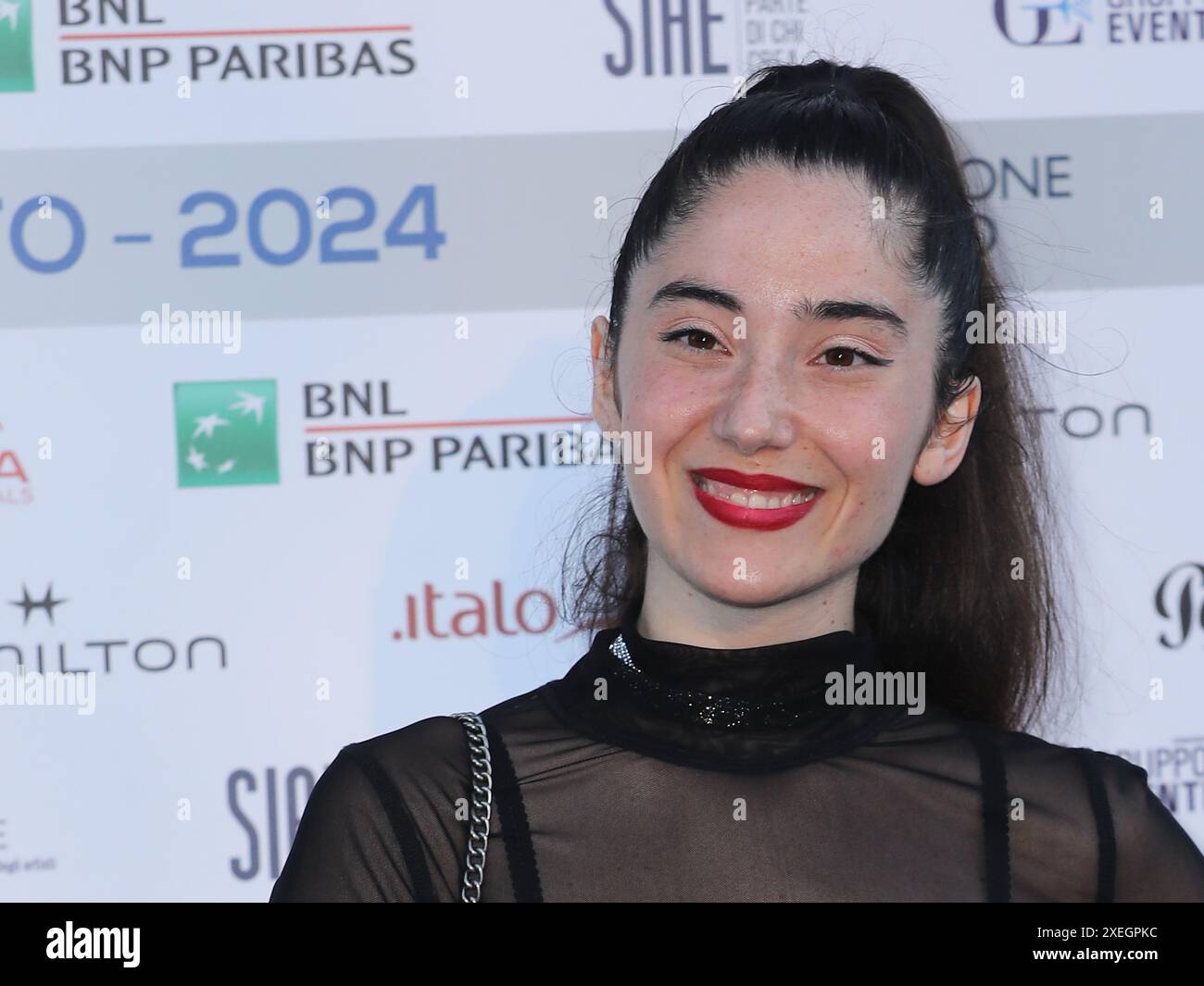 Rome, MAXXI museum, Silver Ribbons 2024. In the photo: Maria Rosaria ...