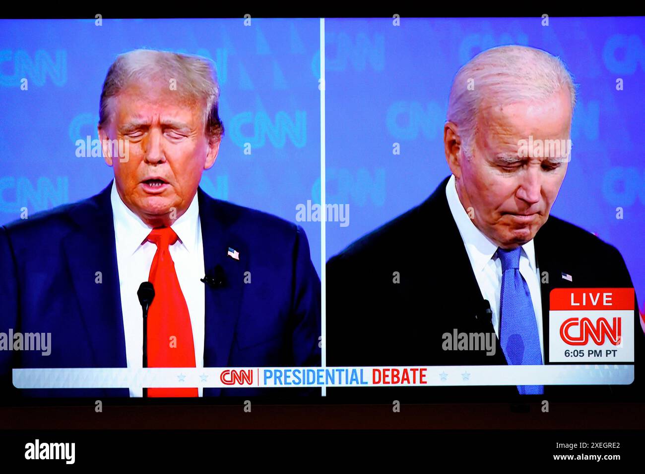 Washington, United States. 27th June, 2024. The first 2024 presidential ...