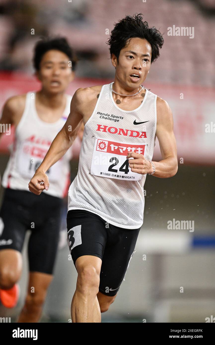 Niigata, Japan. Japan. Credit: MATSUO. 27th June, 2024. Ryoma Aoki Athletics : The 108th Japan ...