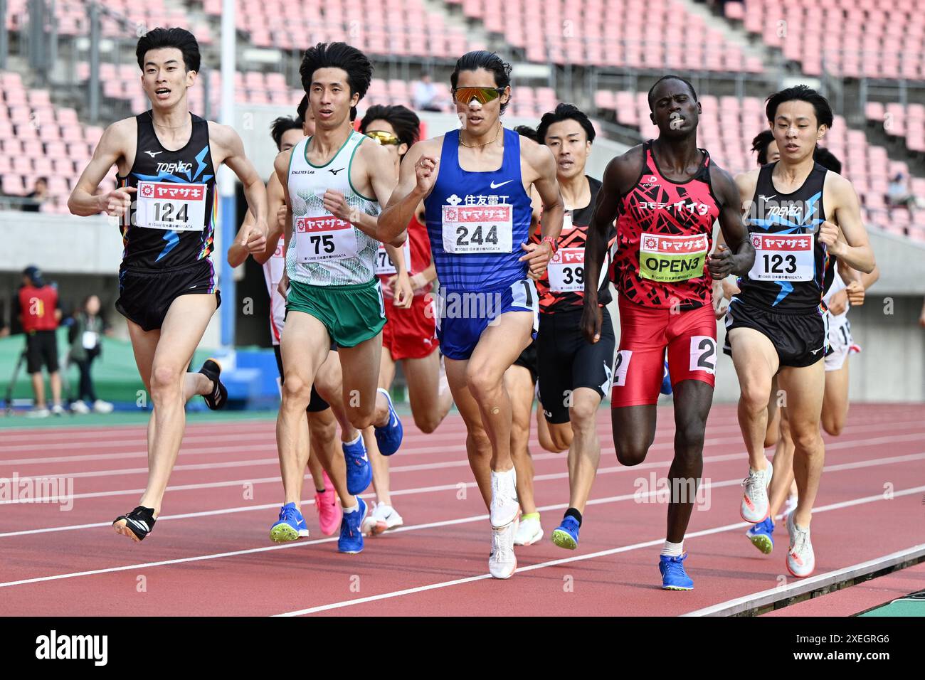 Niigata, Japan. Japan. Credit: MATSUO. 27th June, 2024. (L-R) Atsuki ...