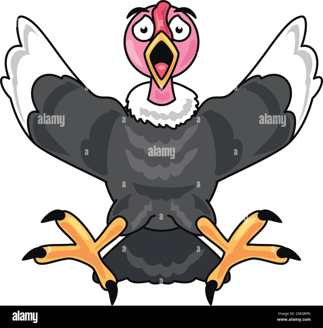 surprised andean condor cartoon Stock Vector Image & Art - Alamy