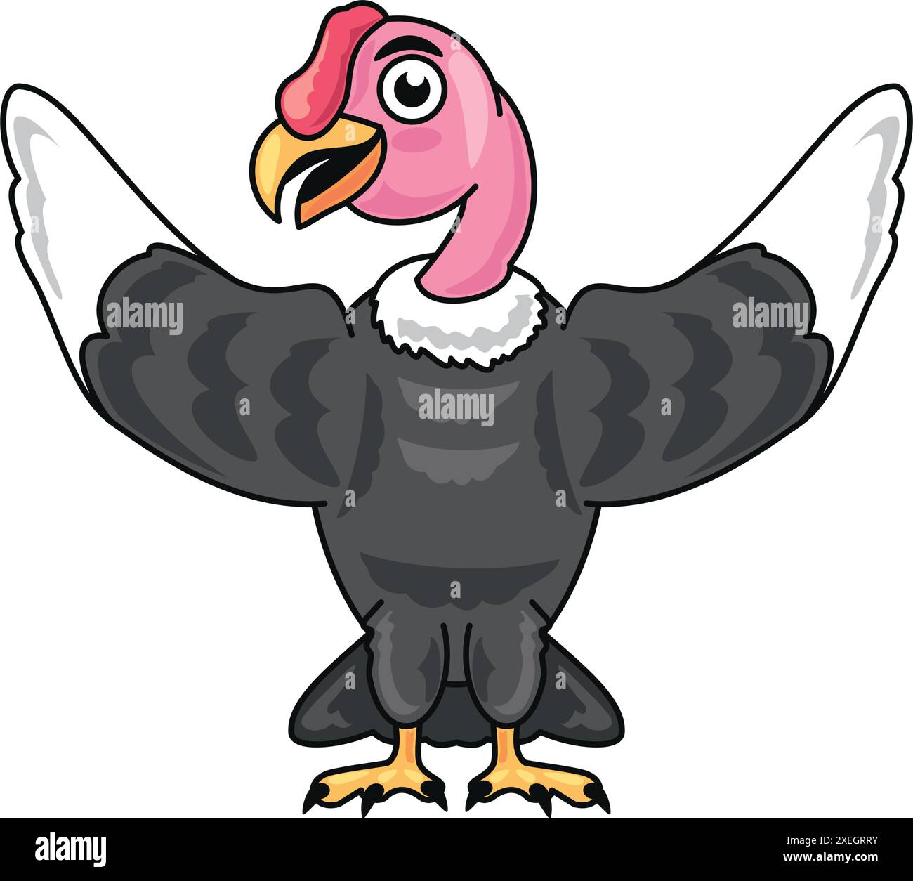 cartoon andean condor open wings Stock Vector Image & Art - Alamy