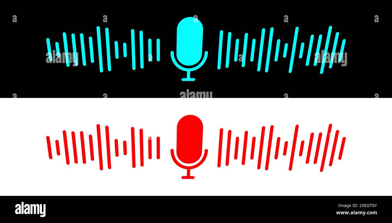 Sound Wave Icon Podcast Player Interface Music Symbol Sound Wave
