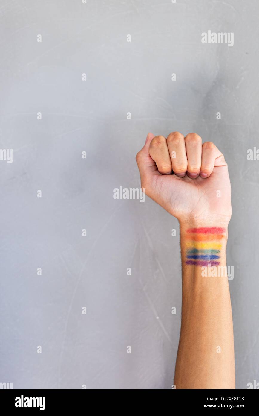 Lgbt Flag Tattoos Rainbow Flag Tattoo Symbol Lgbtq Pride Stock Foto