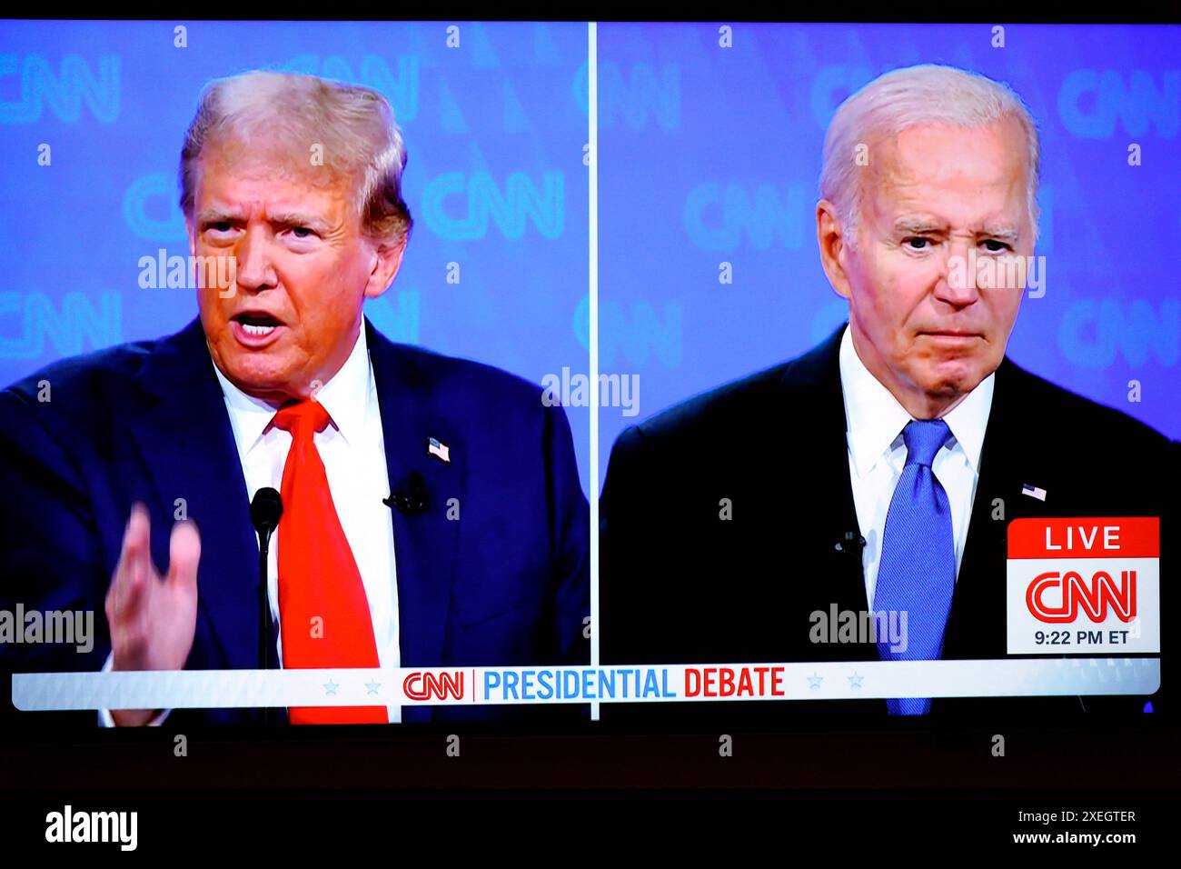 Washington, United States. 27th June, 2024. The first 2024 presidential ...