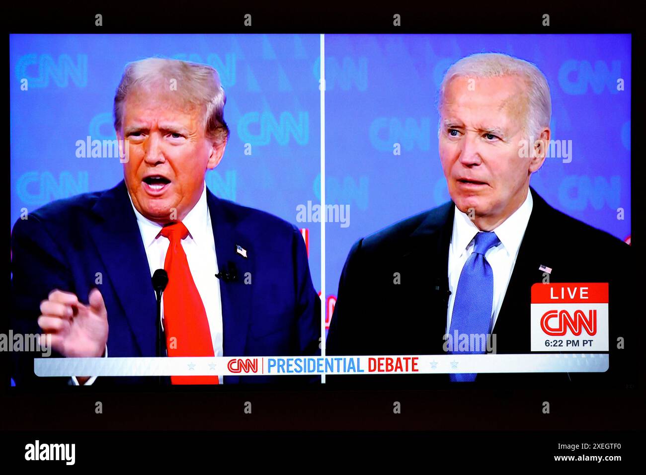 Washington, United States. 27th June, 2024. The first 2024 presidential ...