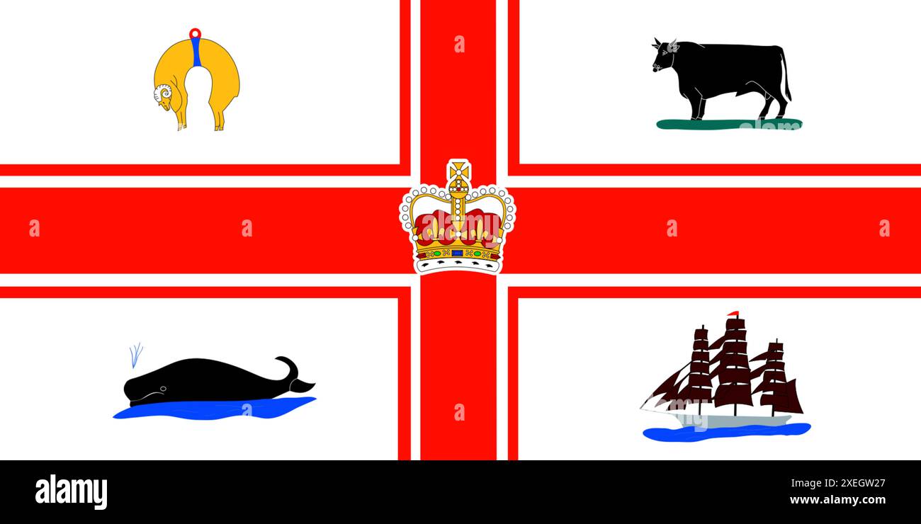 Flag of Australian city Melbourne. Flag of Melbourne Australia. Symbol ...