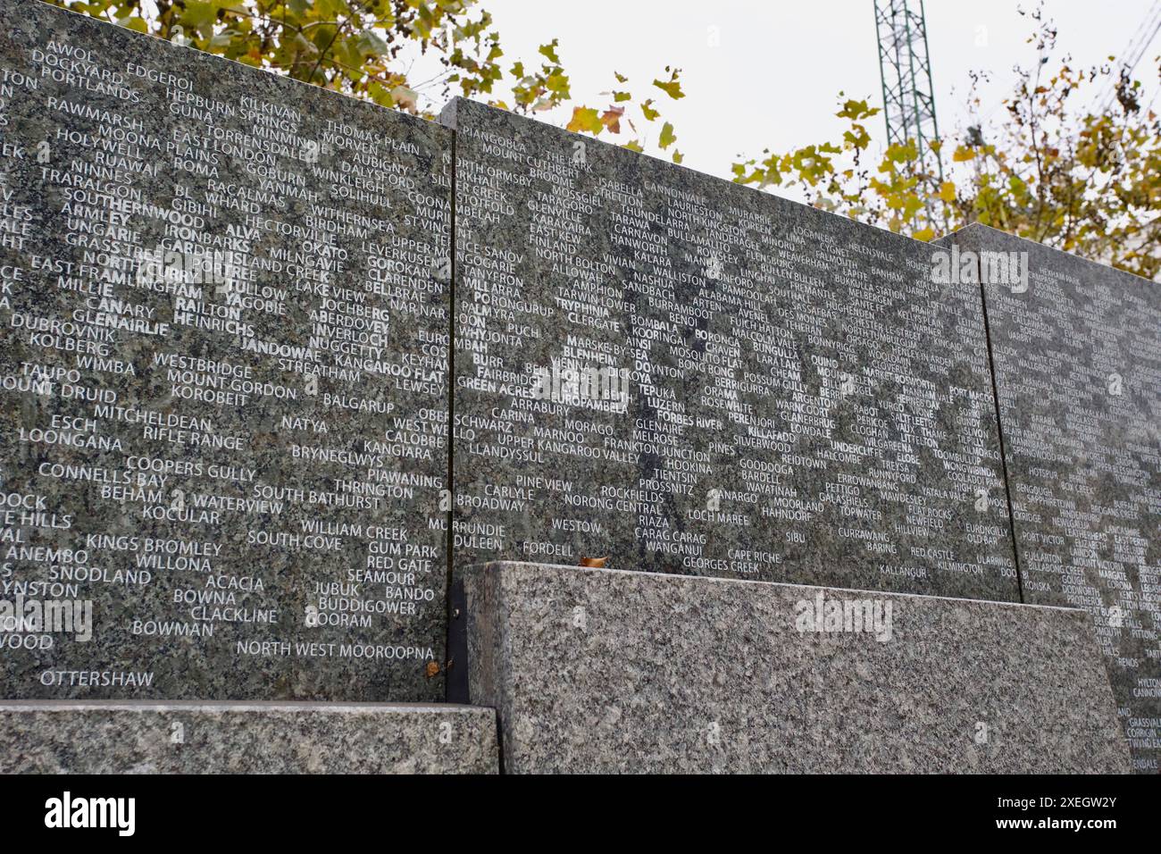 Australian War Memorial, Hyde Park Corner, London Stock Photo - Alamy