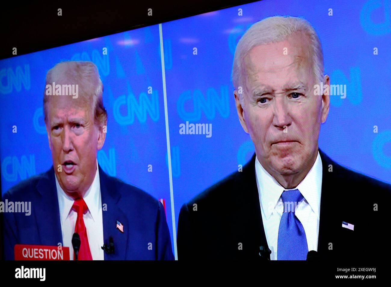 Washington, United States. 27th June, 2024. The first 2024 presidential ...