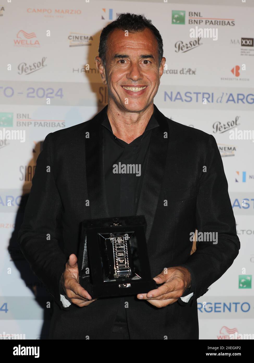 Rome: Rome, MAXXI museum, Silver Ribbons 2024 - Awards. In the photo ...