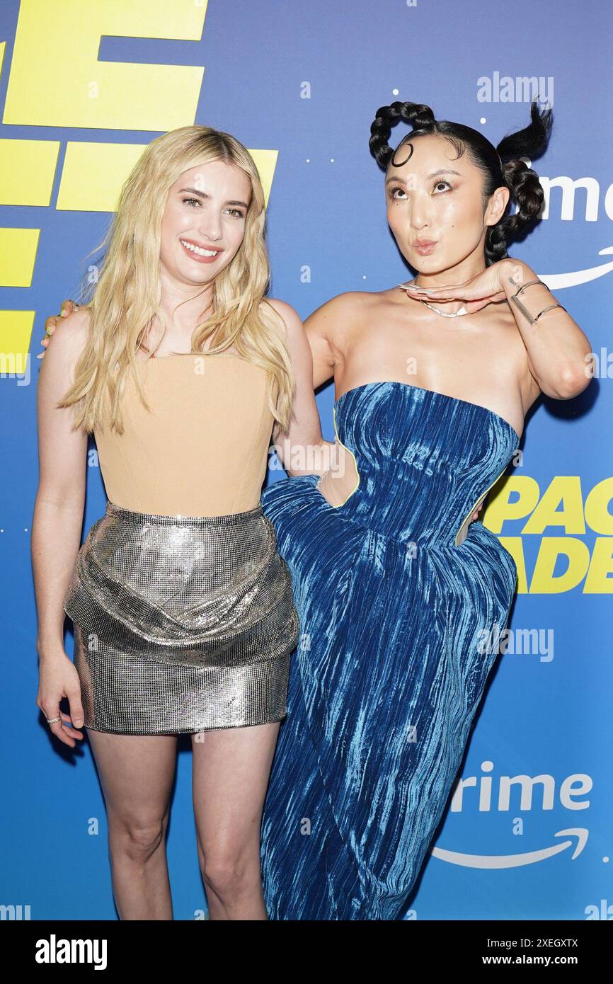 Ny. 27th June, 2024. Emma Roberts, Poppy Liu at arrivals for SPACE ...