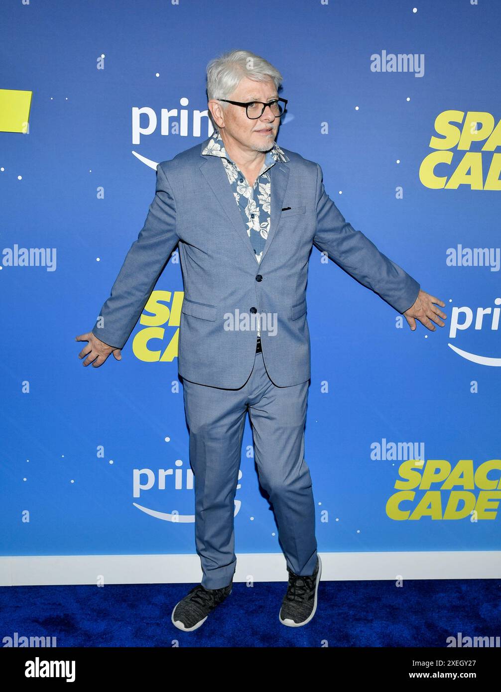 Dave Foley attends the Amazon MGM Studios premiere of "Space Cadet" at ...