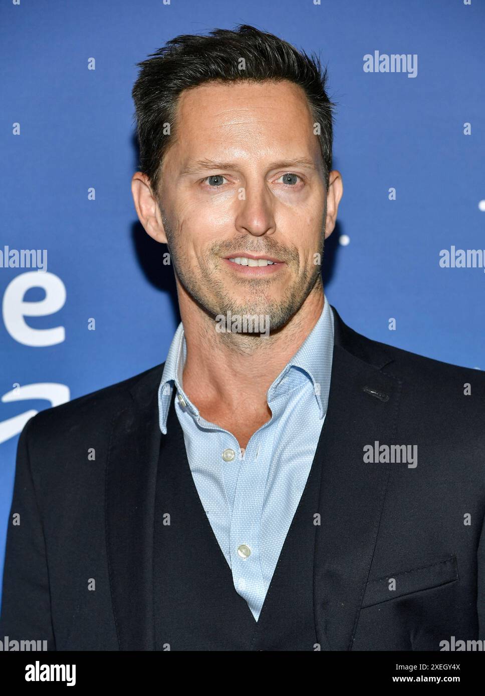 Andrew Call attends the Amazon MGM Studios premiere of "Space Cadet" at ...