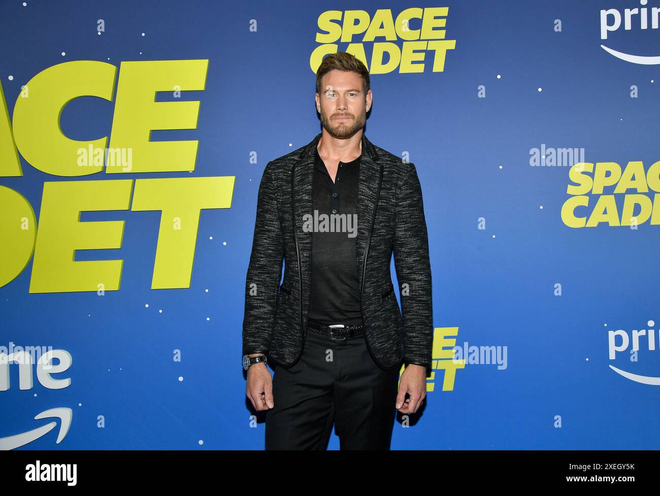 Tom Hopper attends the Amazon MGM Studios premiere of "Space Cadet" at ...