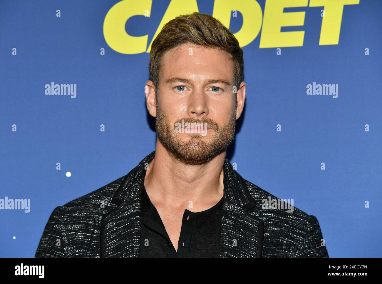 Tom Hopper attends the Amazon MGM Studios premiere of "Space Cadet" at ...