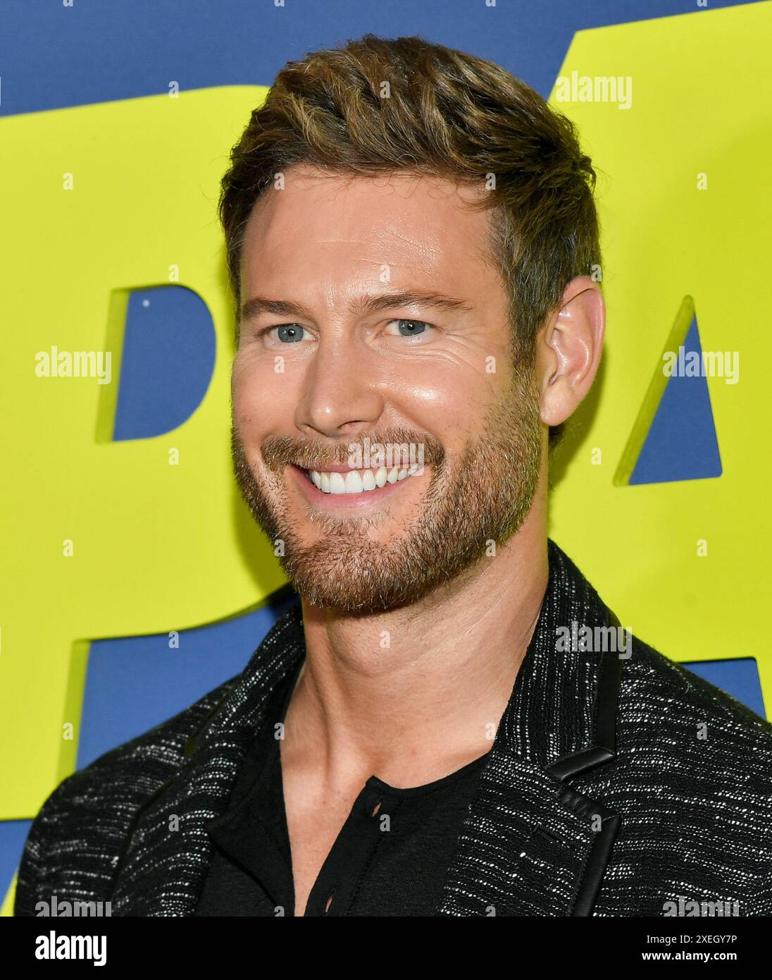 Tom Hopper attends the Amazon MGM Studios premiere of "Space Cadet" at ...