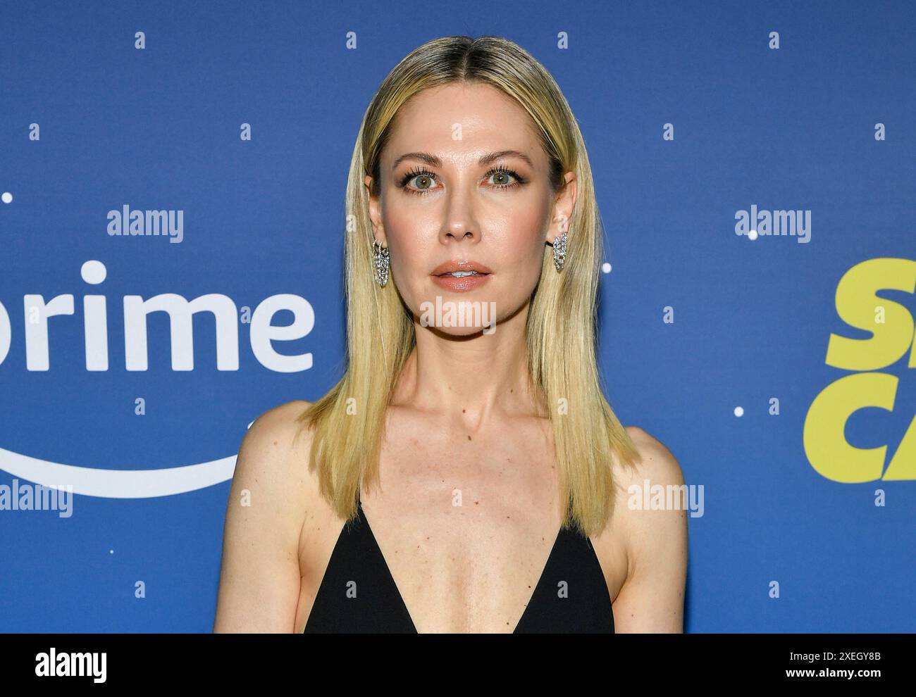 Desi Lydic attends the Amazon MGM Studios premiere of "Space Cadet" at ...